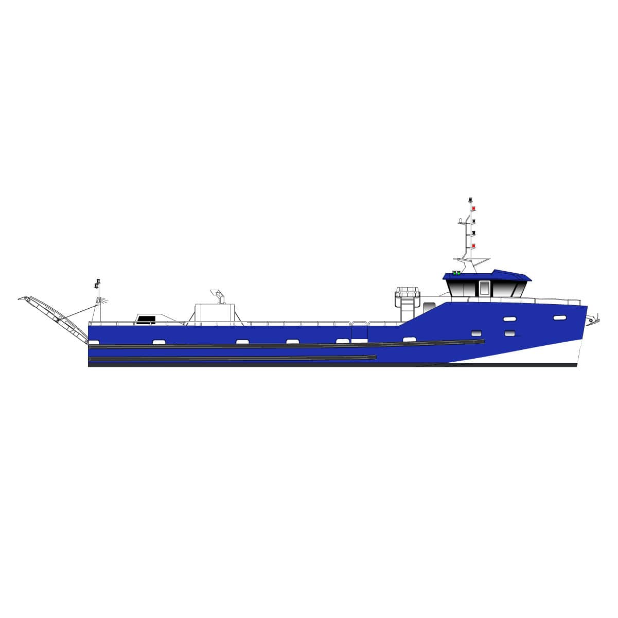 Transporter cargo ship - 26M 60 TONNES - ODC MARINE