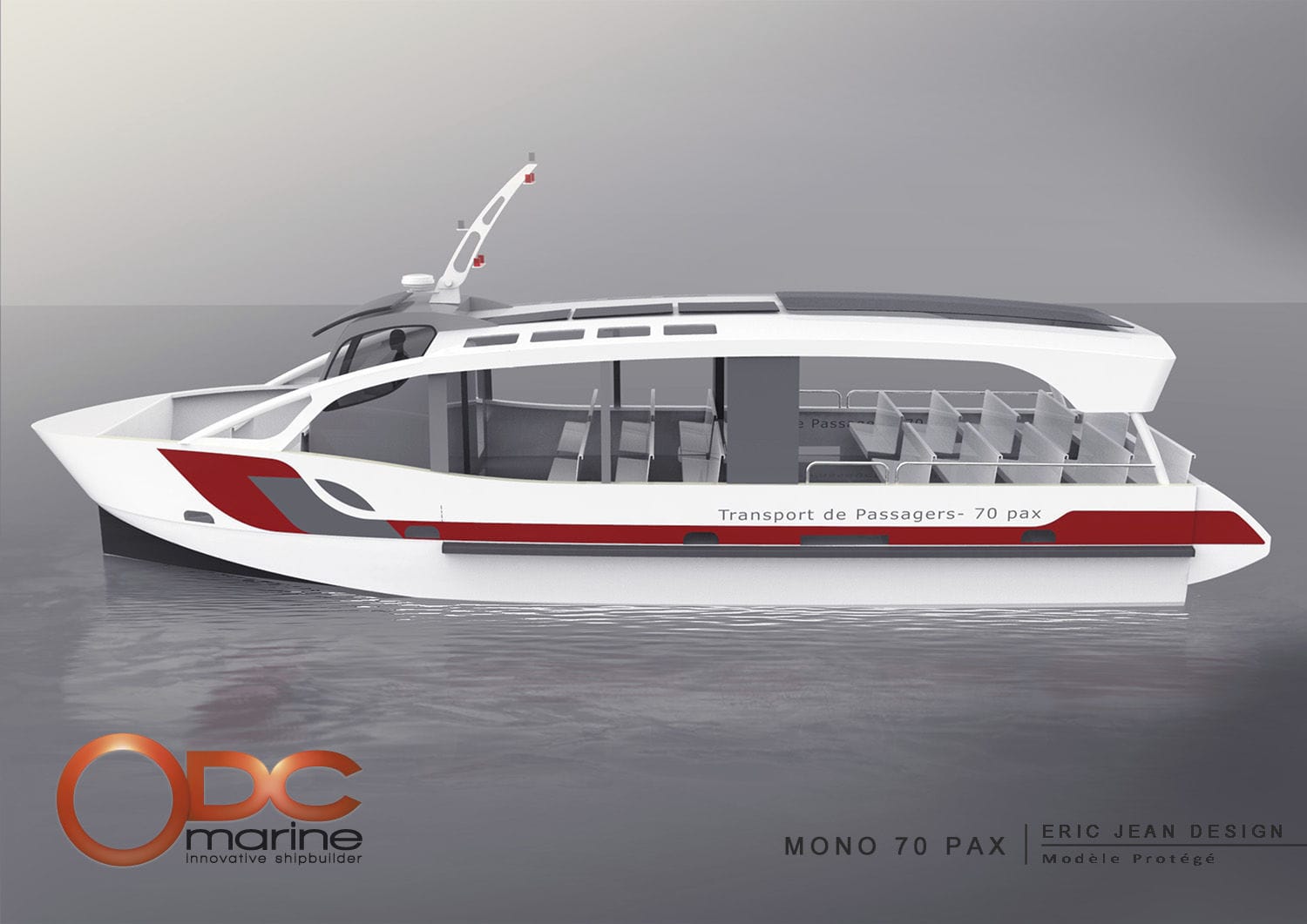 Excursion boat professional boat - Mono - 14 m - ODC Marine - inboard ...
