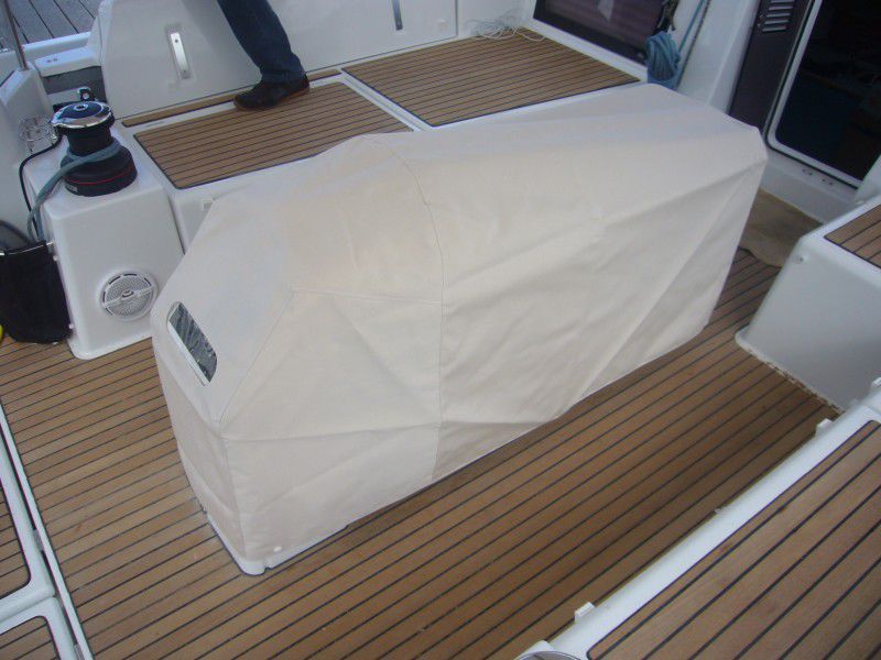 Sailboat protective cover - Sun Odyssey 440 - TTOP Nautic - cockpit ...