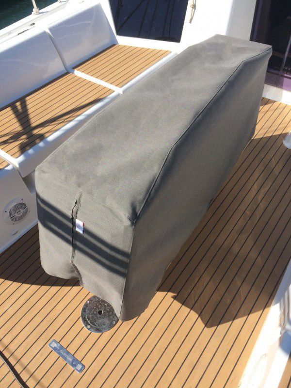 Sailboat protective cover - 390 - TTOP Nautic - PVC / gray / black