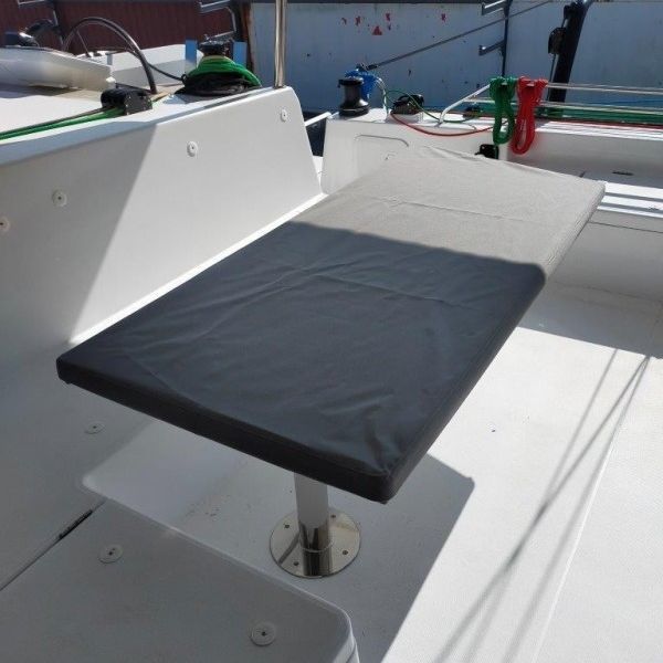 Boat protective cover - Nautitech 44 Open - TTOP Nautic - cockpit table ...