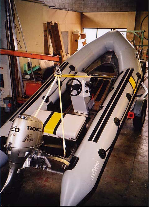 10-person max. inflatable boat - SPIRIT 13'6 - Polaris boat