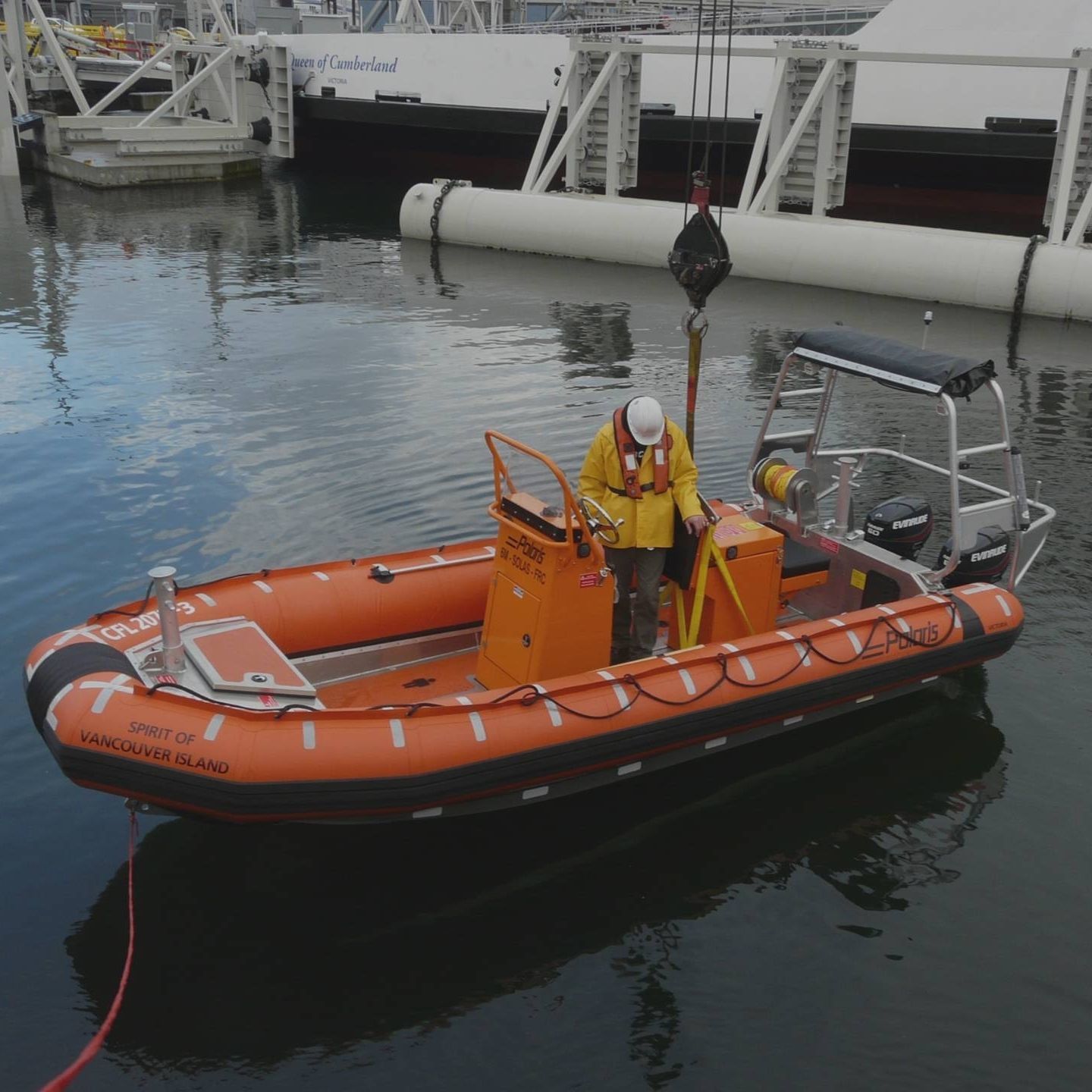 Professional rescue boat - FRC - Polaris boat - outboard / aluminum ...