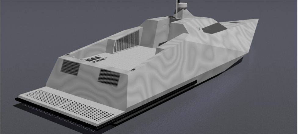 Patrol special vessel - 18M - Stealth - LOMOcean Design