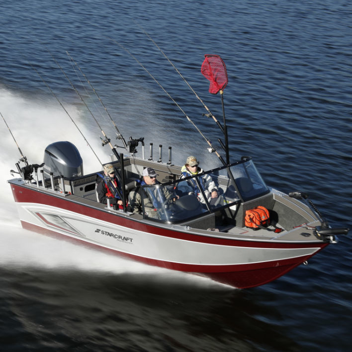 Outboard bay boat - 210 - Stardeck by starcraft - open / dual-console ...