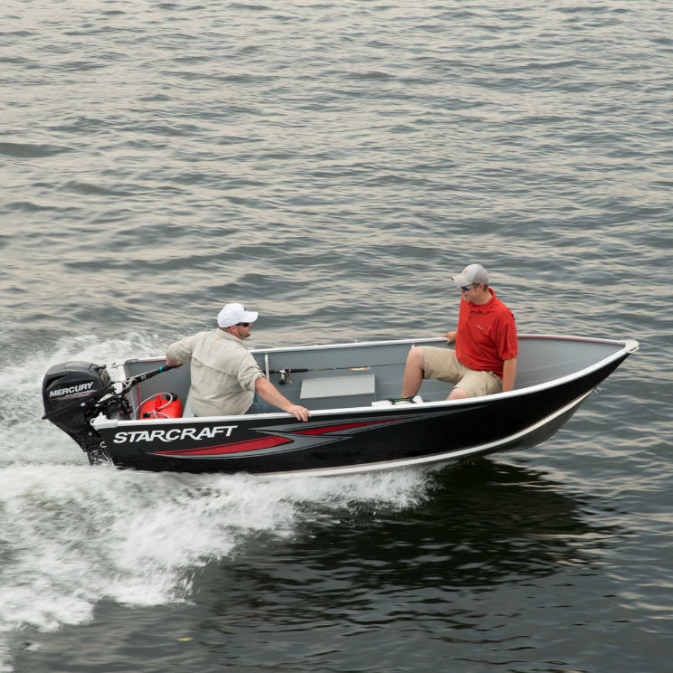 Utility boat - Alaskan 15 DLX - Stardeck by starcraft - outboard / aluminum