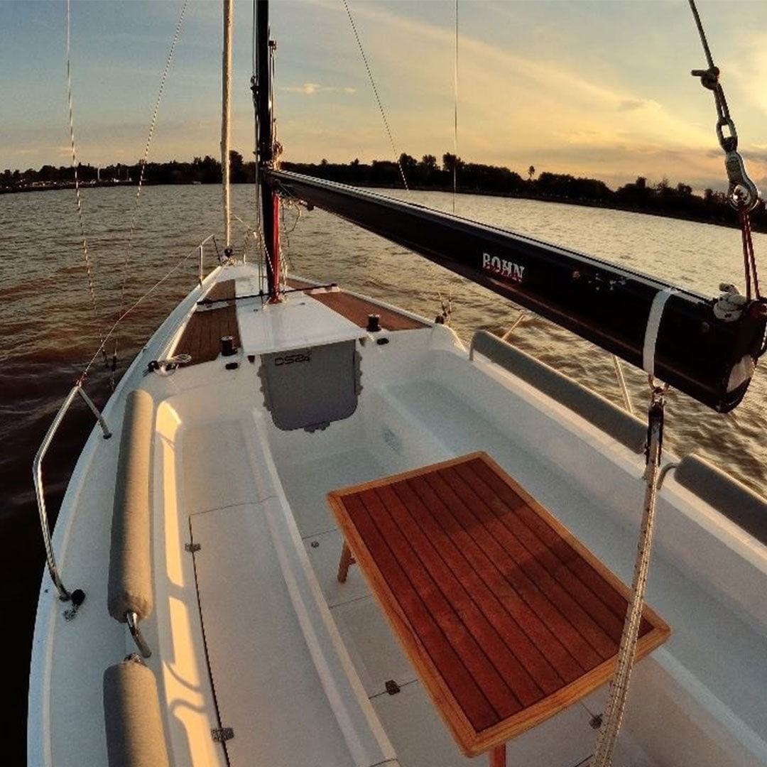 Day-sailer - DS 24 - Astillero del Sur - regatta / open transom ...
