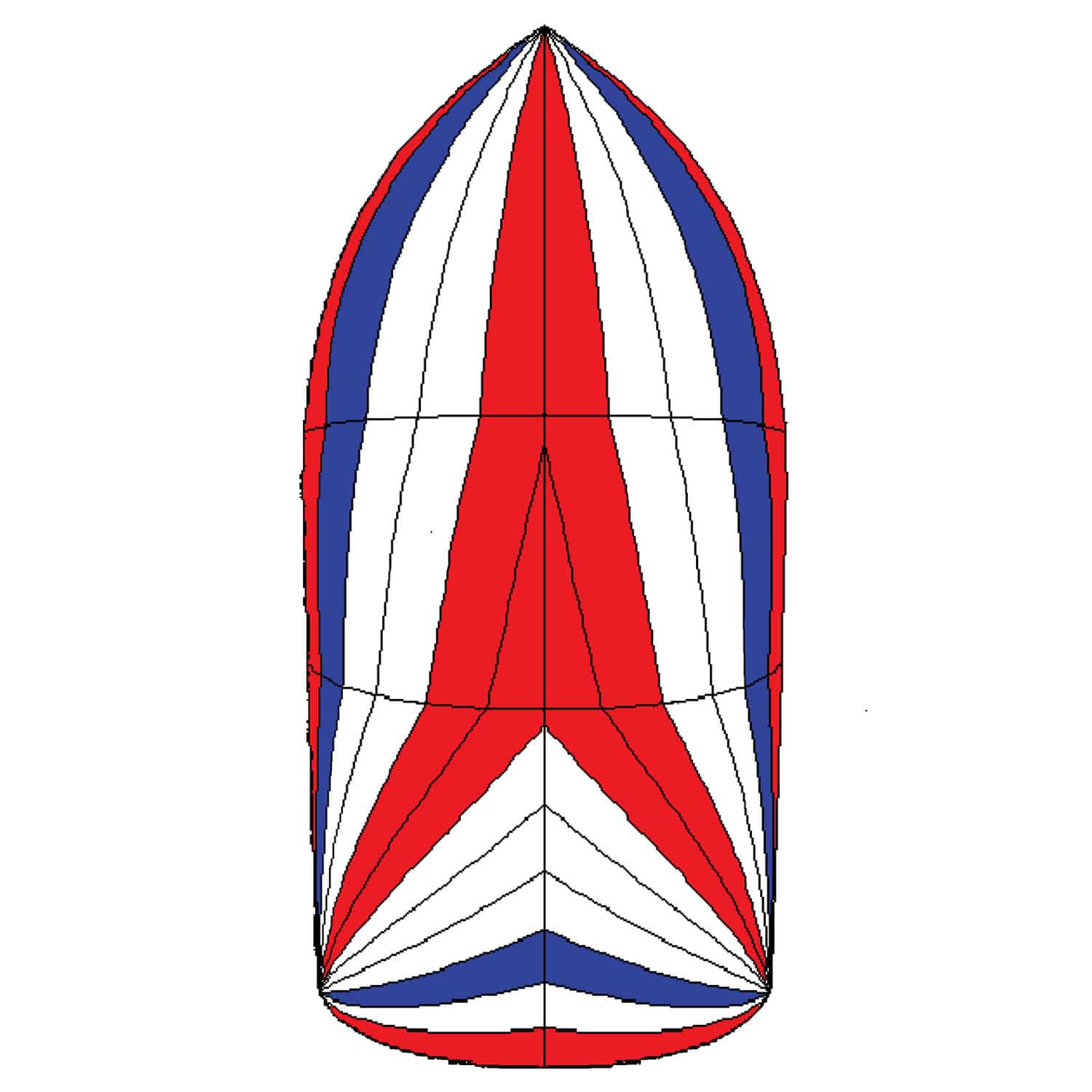 Symmetric spinnaker - SYM16 - Spinnaker One - for cruising sailboats ...