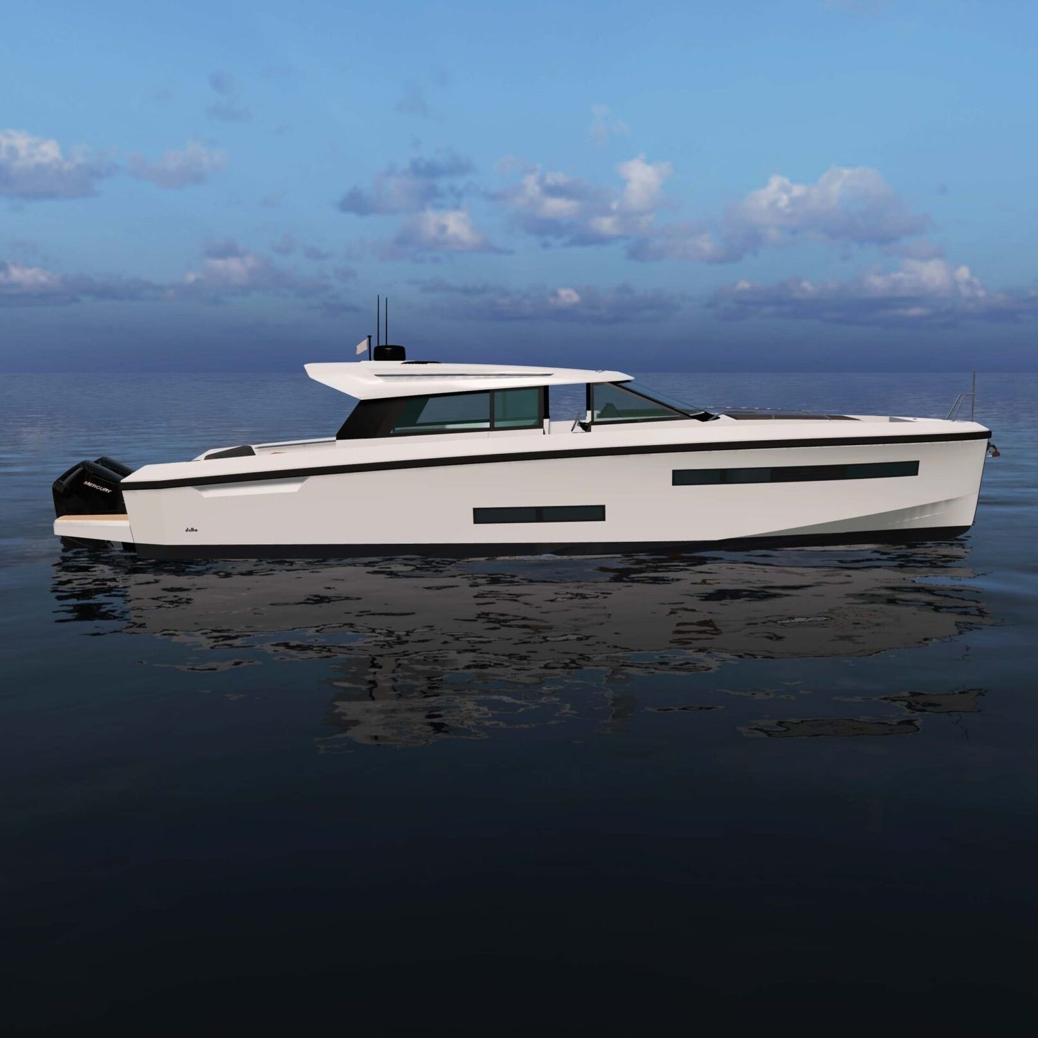 Inboard express cruiser - 48 coupé - Delta POwerboats - outboard / twin ...