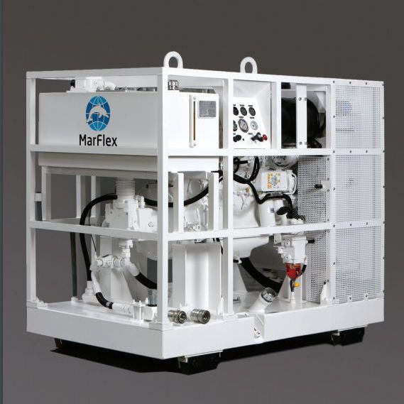 Ship hydraulic power unit - DHP 60/120/150 - Marflex - diesel engine