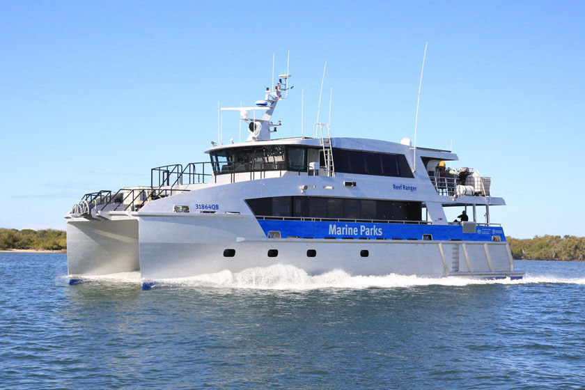 Patrol boat - Reef Ranger - Incat Crowther - catamaran / inboard / aluminum