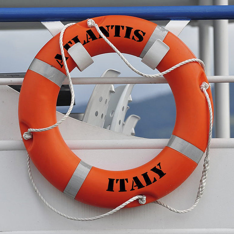 Boat lifebelt - 75 / 4 - Atlantis Italia - SOLAS