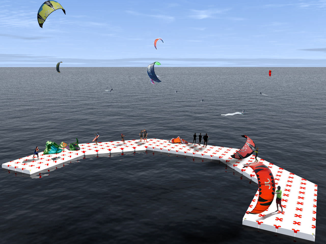 Floating platform - TAFF - Modular Floating System - modular