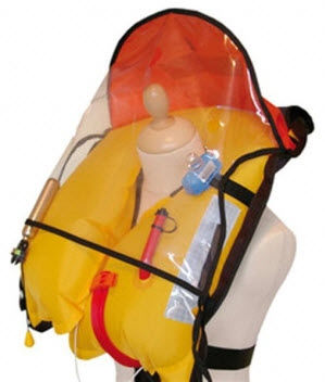 Professional inflatable life jacket sprayhood - Besto-Redding