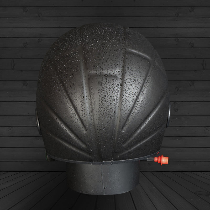 Watersports helmet - Surf in Matt Black - Gecko Headgear - adult