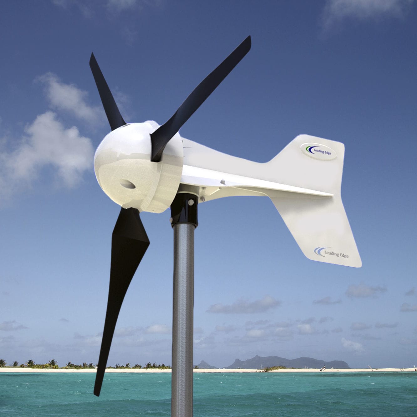 Boat wind turbine - LE-300 - Leading Edge Power - 12 V / 24 V / 48 V