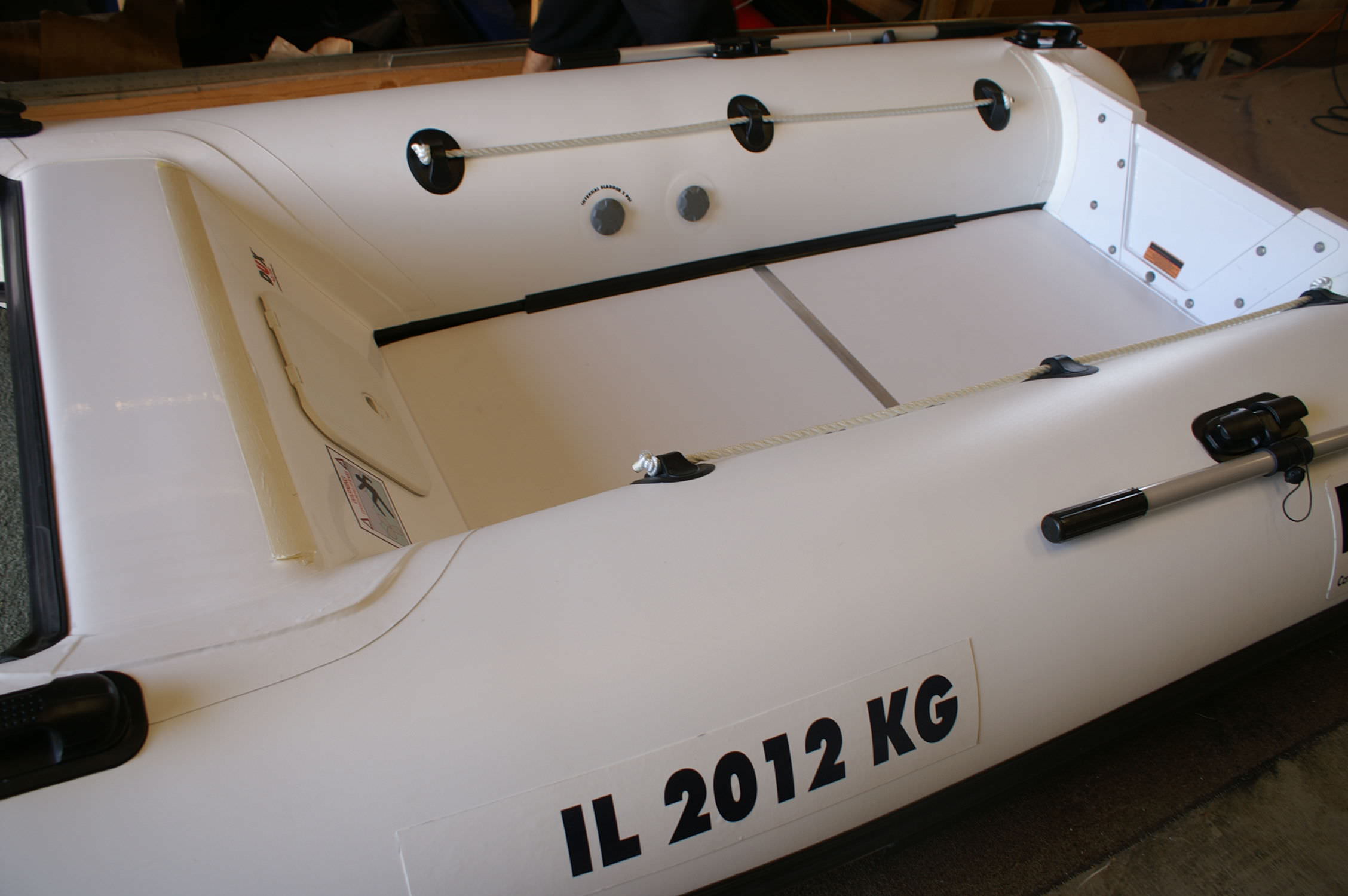 Inflatable catamaran - D-300S - True North Dux - outboard / rigid / 4 ...