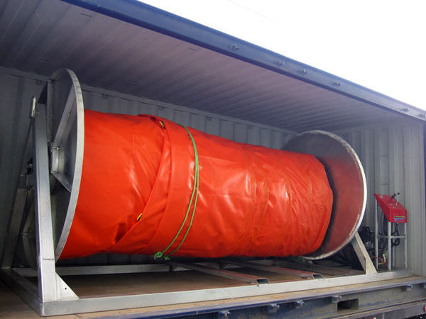 Oil boom deployment system - DECKPAK - Versatech Products