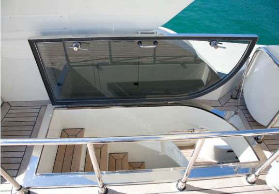 Hinged hatch cover - Tecnoinox