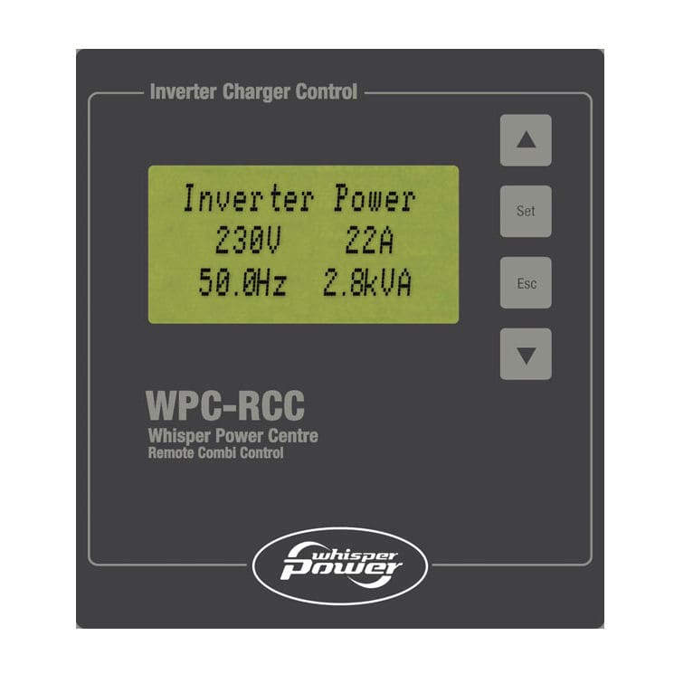 Boat control panel - WPC-RCC - WhisperPower - for solar charger regulators