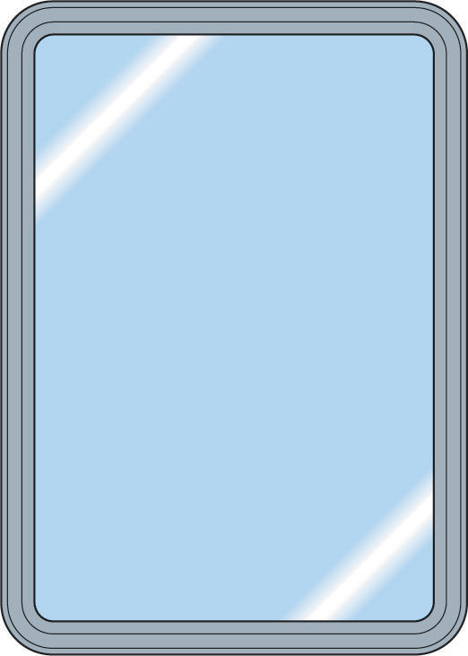 Fixed window - LIGHT LINE - Gebo Marine Glazing B.V. - for yachts / glass