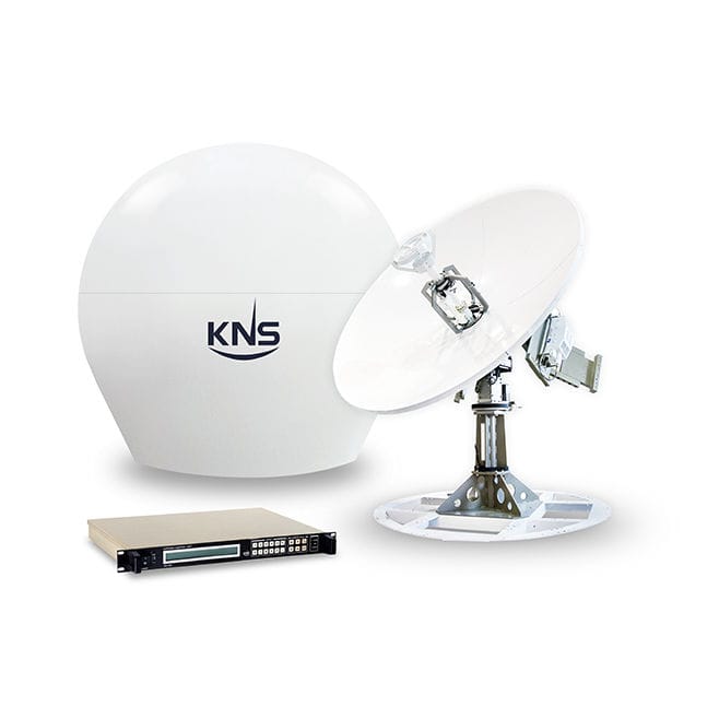 VSAT antenna - SUPERTRACK Z24MK2 - KNS - Ku-band / internet / C-band