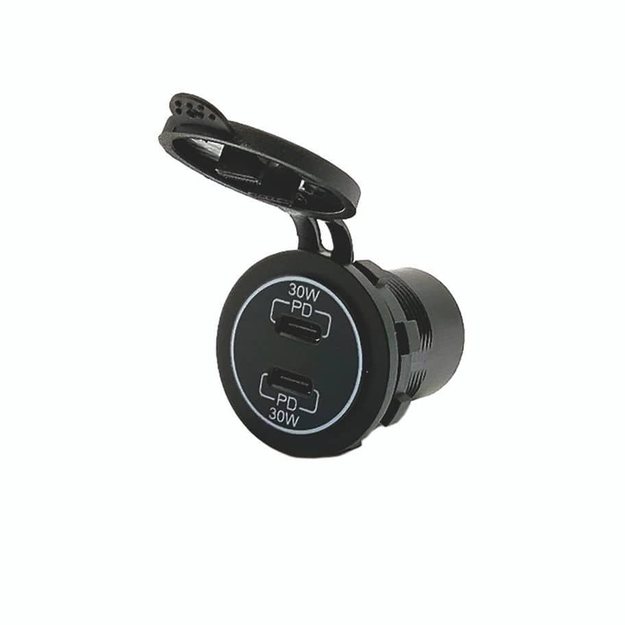 Boat USB socket - ADS2058B-32C - AAA WORLD-WIDE ENTERPRISES LTD.