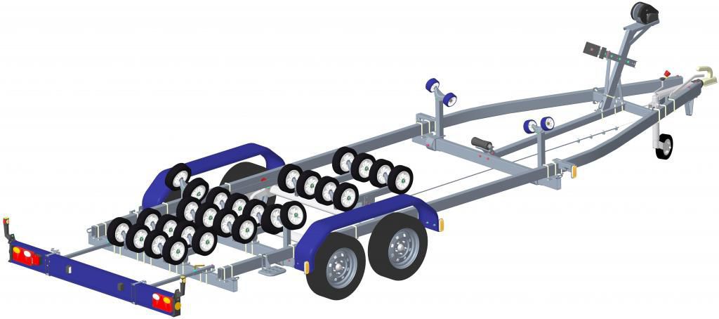 Road trailer - GD09 - Sun way - launching / for boats