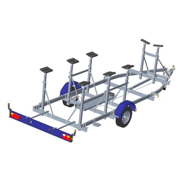 Road trailer - GS16 V - SUN WAY - launching / for boat