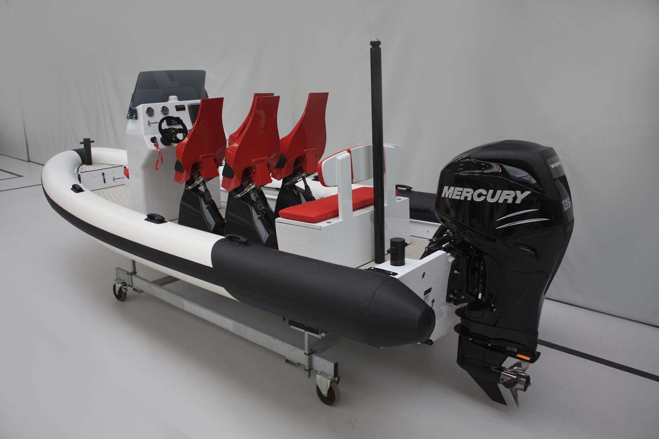 Outboard inflatable boat - T/T Gemini - Xtenders - rigid / center ...