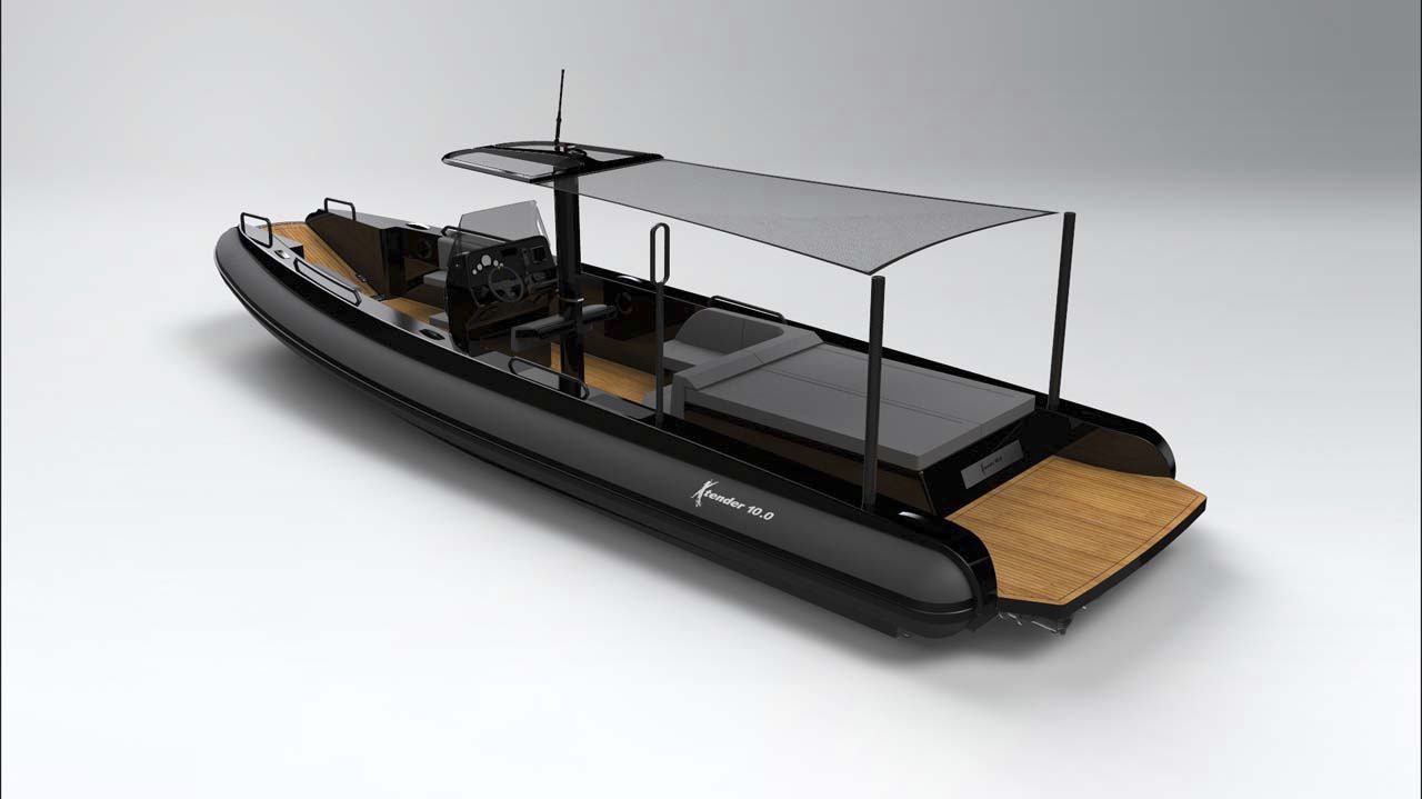 Landing craft - 10.0M DRIB - Xtenders - inboard / rigid hull inflatable ...