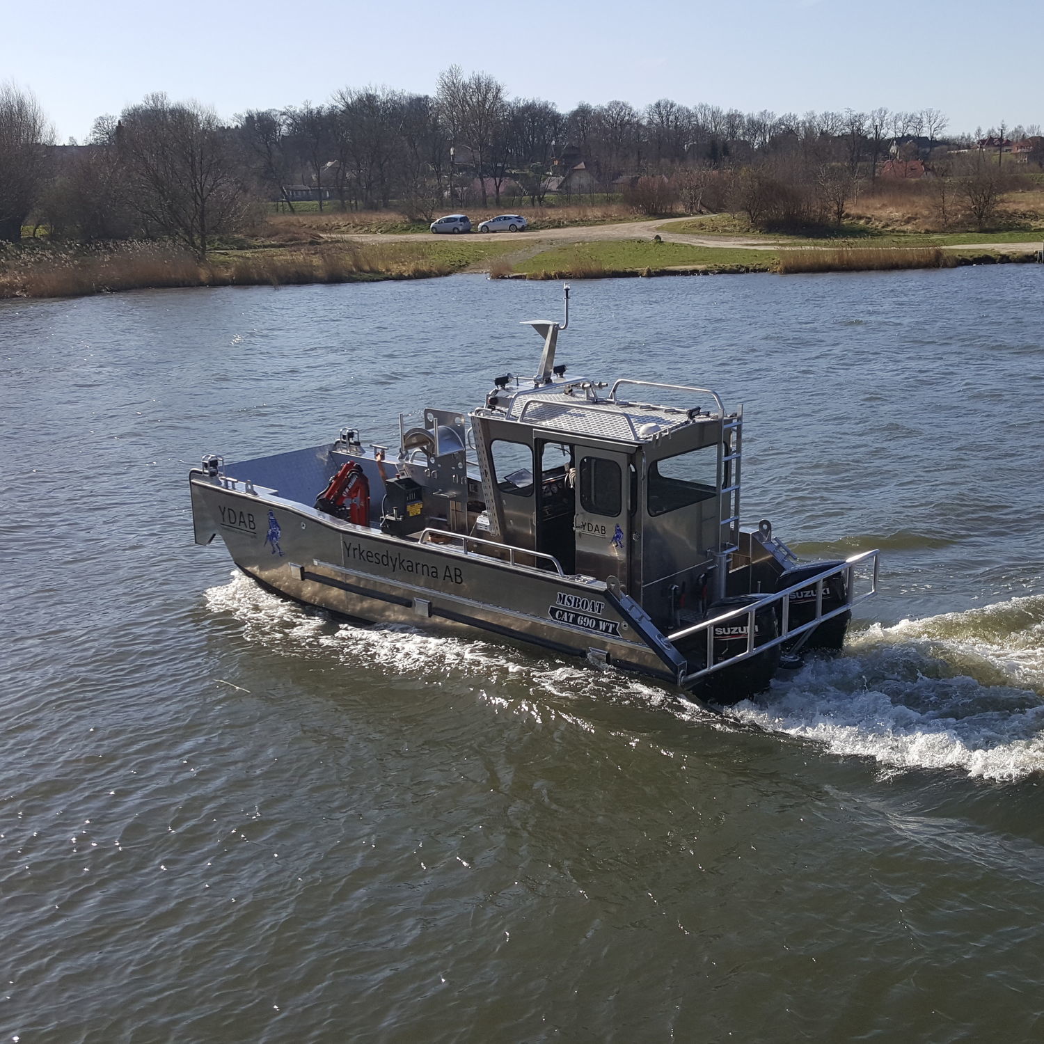 Dive support boat - CAT 690 WT - MS Boat - landing craft / catamaran ...