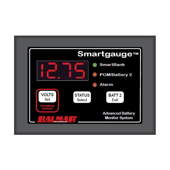 Boat indicator - SmartgaugeTM - Balmar - monitoring / digital / for battery