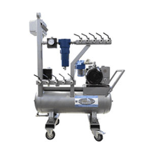 Shipyard vacuum system - 28 m3/hr - Bgs General Srl - mobile / for RTM