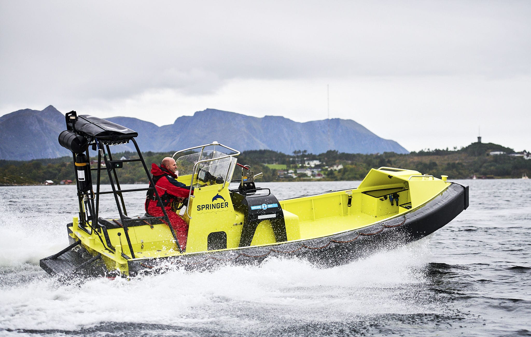 Professional rescue boat - HB Springer 741 - HUKKELBERG BOATS - inboard ...