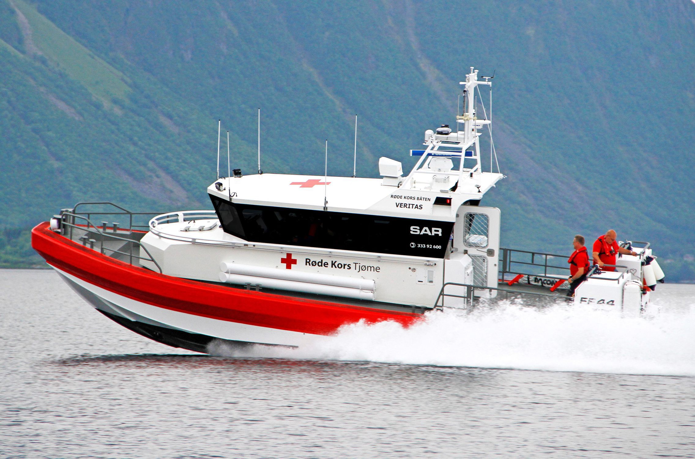 Patrol boat - FF45X SAR - HUKKELBERG BOATS - search and rescue boat / ambulance boat / inboard ...