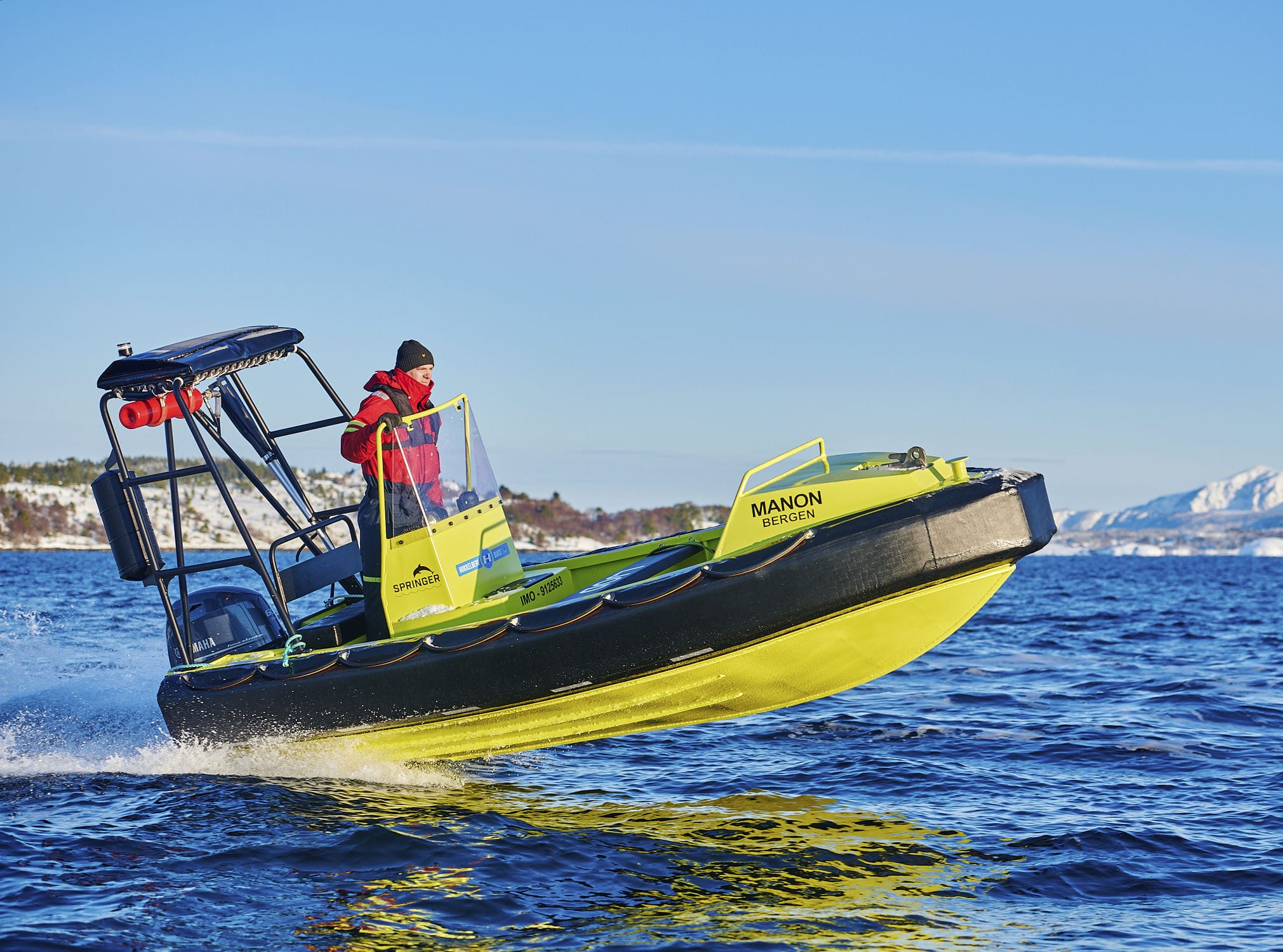 Rescue boat - HB Springer 510 - Hukkelberg Boats - outboard / aluminum ...