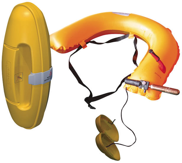 Boat horseshoe lifebuoy - 12001 - USHIP - inflatable