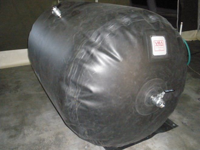 Liquid tank - Vira Soluzioni - temporary storage / bendable / mobile