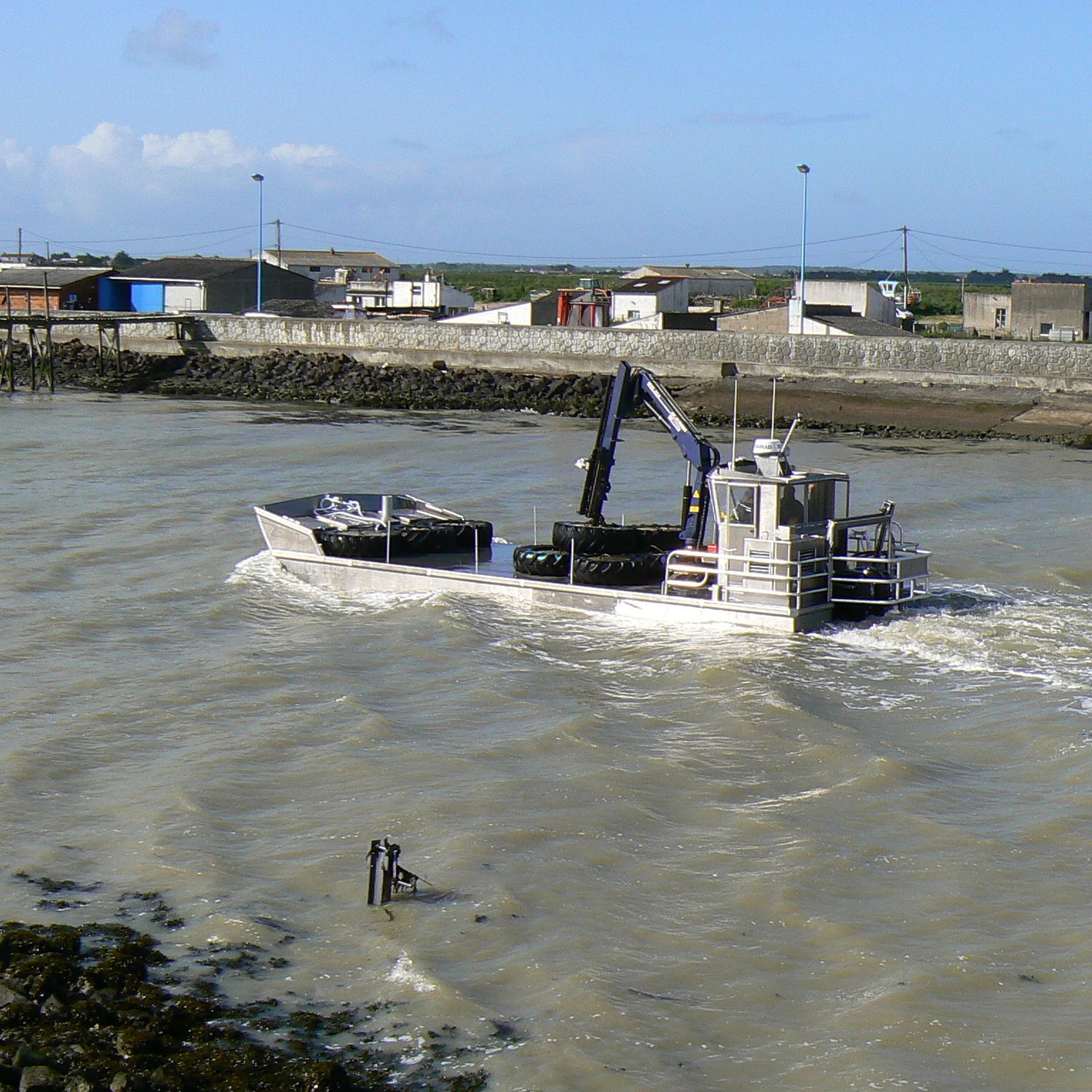 Logistics transport boat - Navalu - outboard / diesel / aluminum