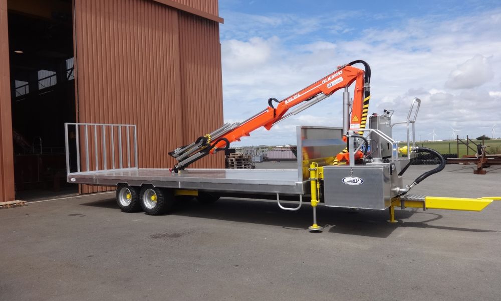 Handling trailer - Navalu - for shipyards