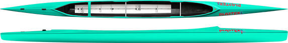Racing canoe - C2 Fighter 2012 - Plastex Composite - 2-person / green ...