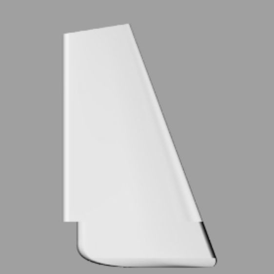 Sailboat rudder blade - Northern 25 - Competition Composites Inc