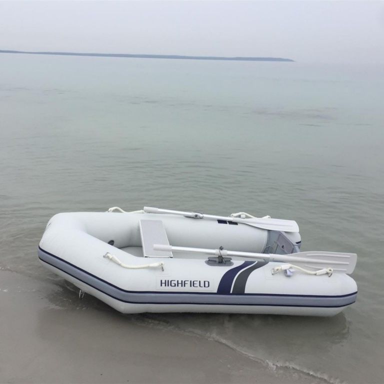 Outboard inflatable boat - RU 320 - Highfield boats - foldable / open ...