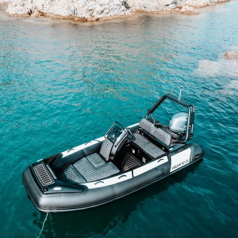 Outboard inflatable boat - SP 390 - HIGHFIELD BOATS - rigid / open ...