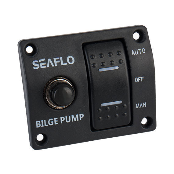 Boat switch panel - SFSP-015-02 - SEAFLO - for bilge pumps