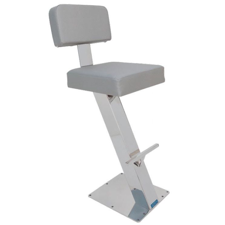 Yacht bar stool - TEQUILA - Metalstyle Srl - polished stainless steel ...