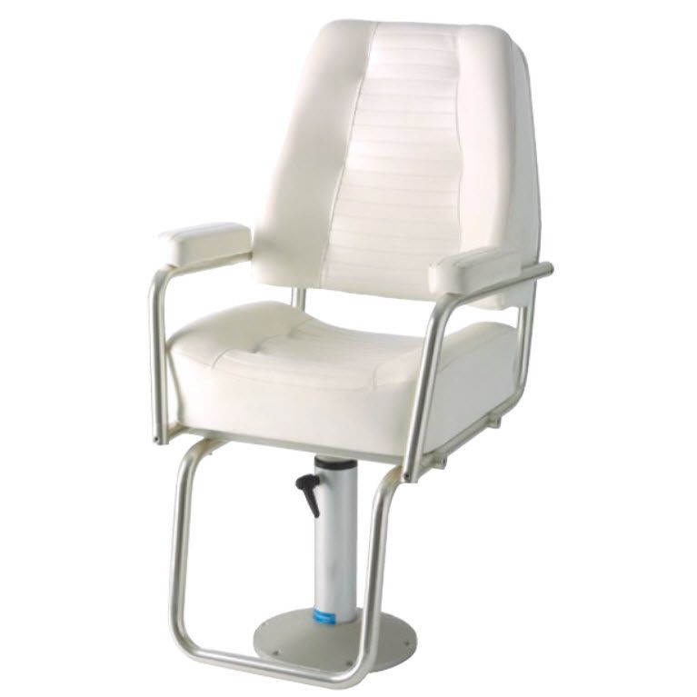 Helm seat - HOLIDAY - Metalstyle Srl - for boats / with armrests / 1-person