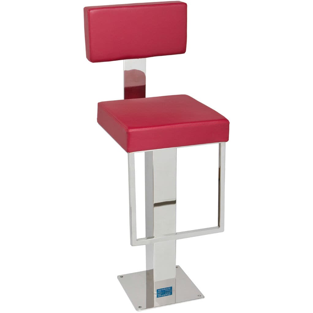 Yacht bar stool - VERGIN - Metalstyle Srl - polished stainless steel ...