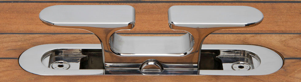 Boat deck cleat - QUEEN - Metalstyle Srl - built-in / double / opening